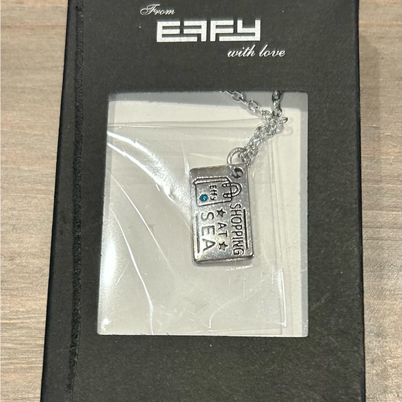 Effy | Jewelry | Effy Long Necklace With Charm Shopping At Sea With ...